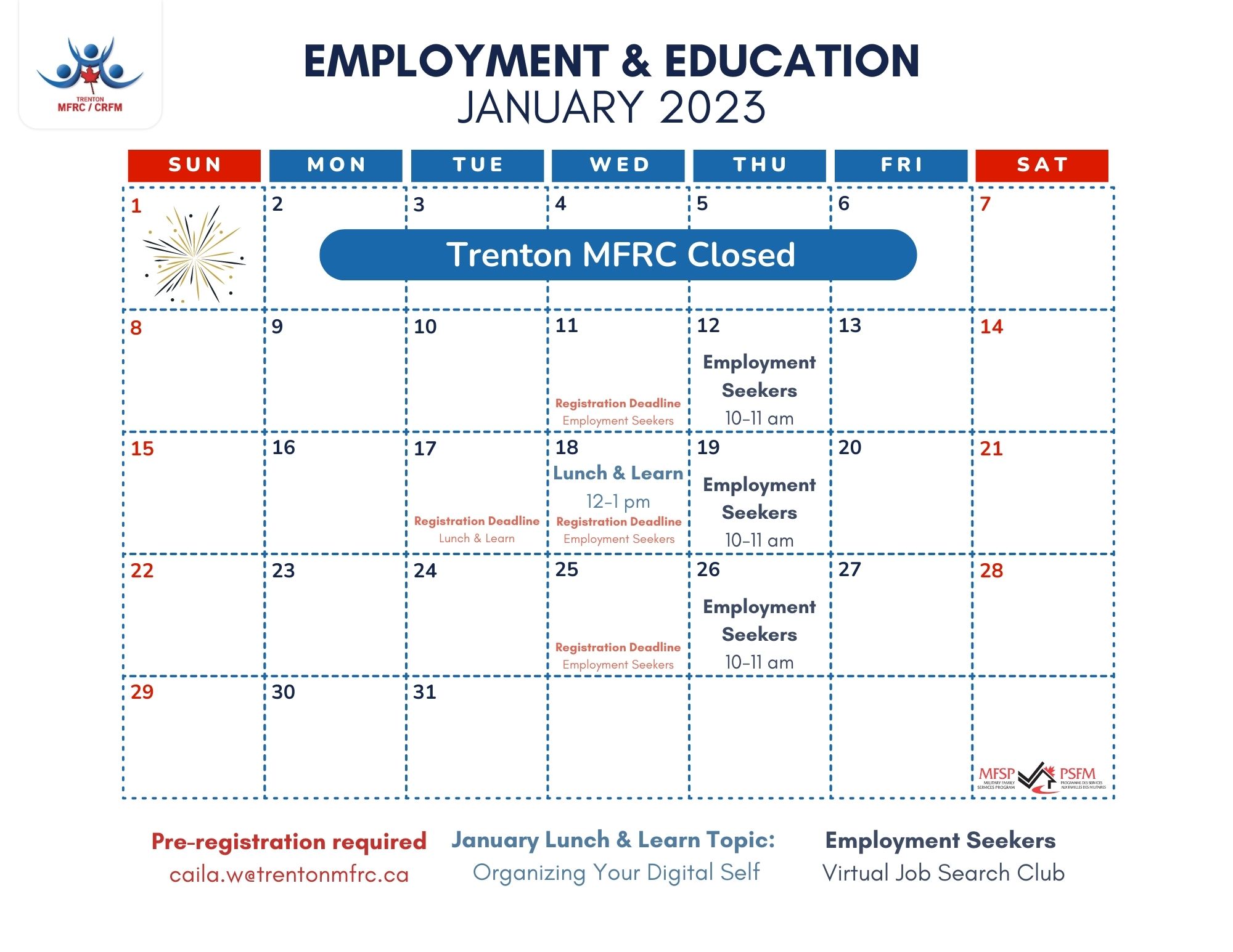 Employment Services - MFRC Trenton, Ontario | Military Family Resource ...